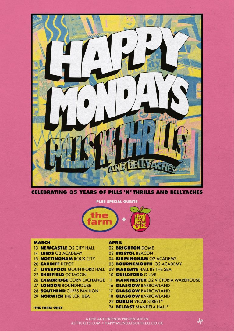 Happy Mondays – UK tour, coming in 2026 – Broken Static Magazine