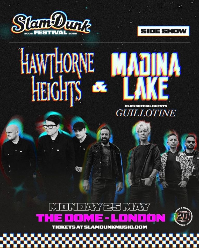 Slam Dunk Comes to London – Hawthorne Heights, Madina Lake and ...
